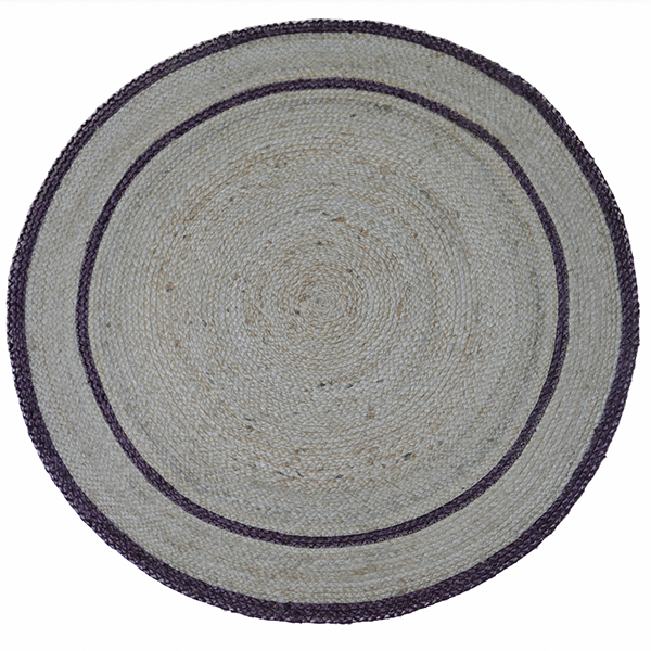 200Cm Courtney Purple Circle Rug – Simply Wholesale