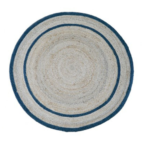 200Cm January Atlantic Blue Circle Rug – Simply Wholesale