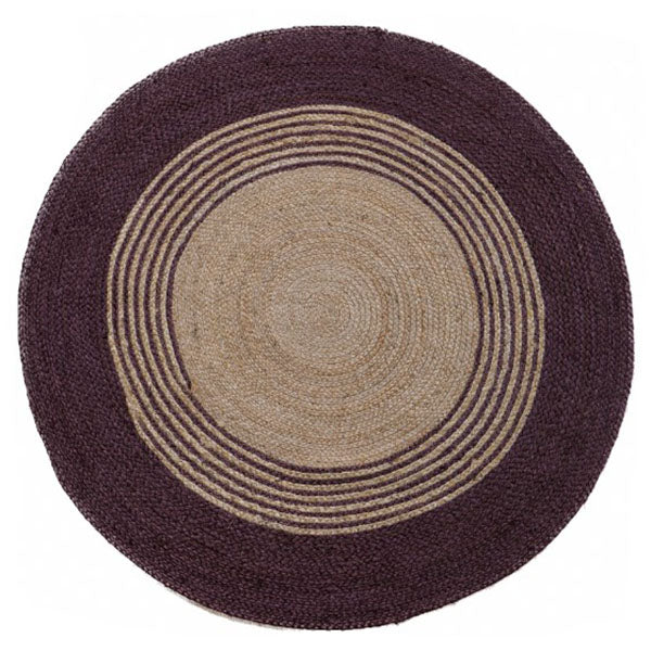 200Cm Verna Purple Circle Rug – Simply Wholesale