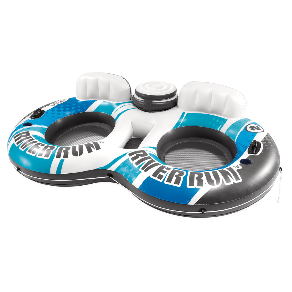 Intex River Run 2 Inflatable Floating Lake Tube - Blue Rapids – Simply ...