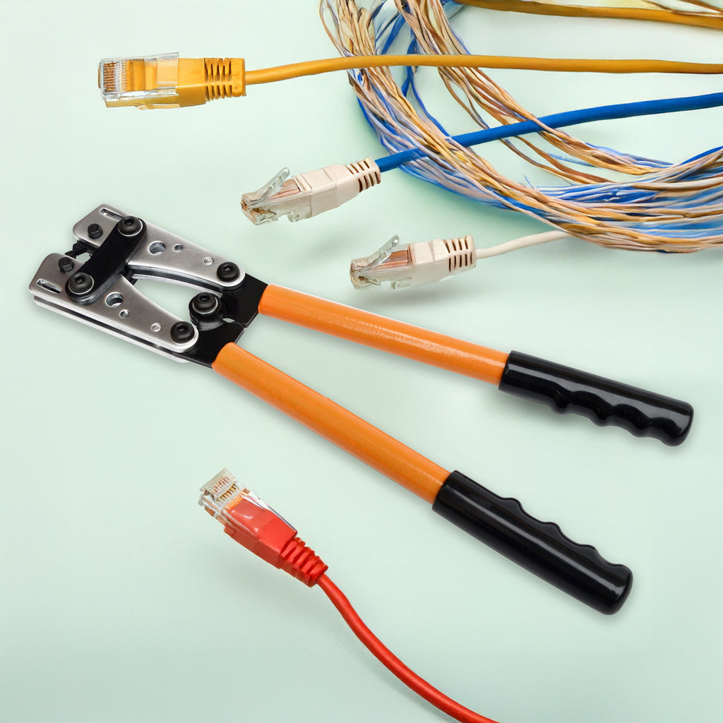 6 50 mm2 Wire Crimper Cable Crimp Electric Tube Crimping Hand Tool Bat ...