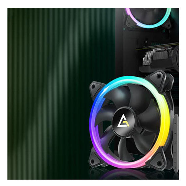 Antec Neon 12 Argb With Full Spectrum Argb And Spiral Rgb Lighting Fan ...