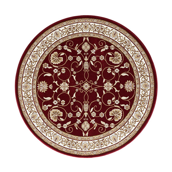 Chattels Flowery Red Round Rug – Simply Wholesale