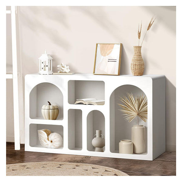 Display Cabinet With 6 Irregular Shelves Art Bookshelf Cave Stand ...