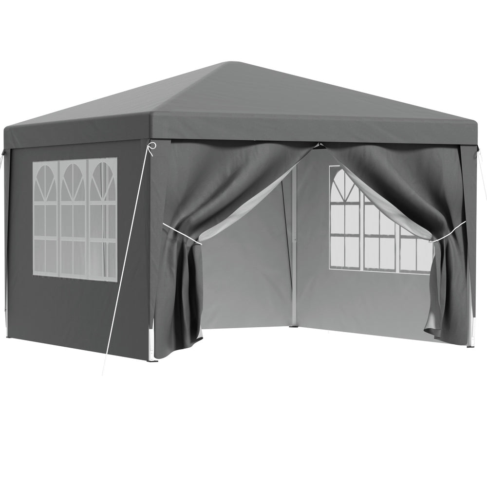 Gazebo 3x3 Pop Up Marquee Folding Tent Wedding Gazebos Camping Outdoor ...