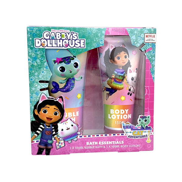 Gabbys Dollhouse Bath Essentials Bubble Bath And Body Lotion 150Ml ...