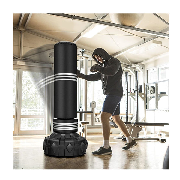 Kick Training Punching Bag With Stand Fillable Suction Cup Base ...