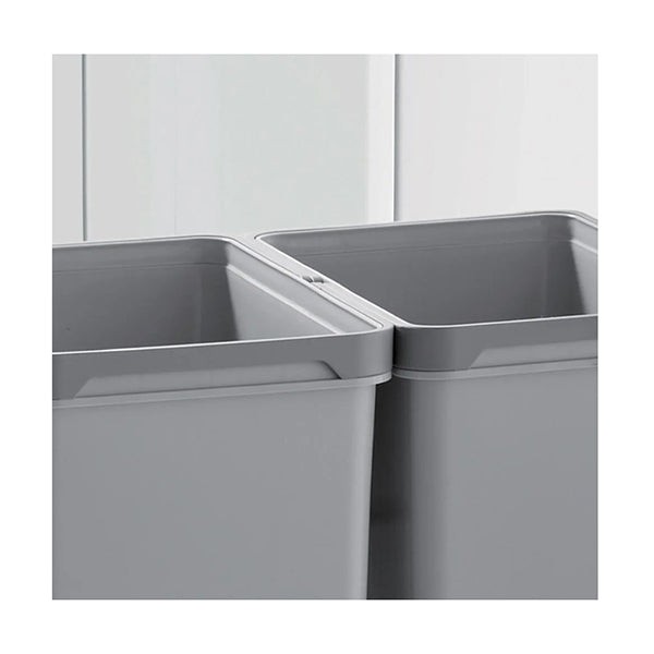 Simplex 56L Twin Slide Out Waste Bin 450Mm Cabinet Bottom Mounted ...