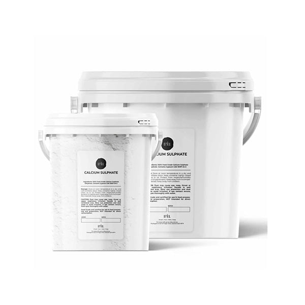 Calcium Sulphate Gypsum Powder Bucket Food Grade Hydrous Sulfate ...
