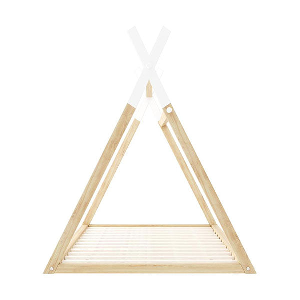 Kids Bed Frame Wooden Timber Teepee House Frame Beds – Simply Wholesale