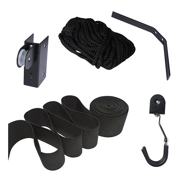 54Kg Kayak Hoist Bike Ladder Lift Pulley System Garage Ceiling Storage ...