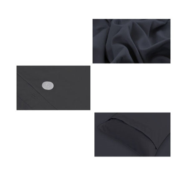 Black King Luxury Classic Bed Duvet Doona Quilt Cover Set – Simply ...