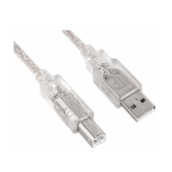 Astrotek Usb Printer Cable 2M Type A Male To Type B Male Transparent ...