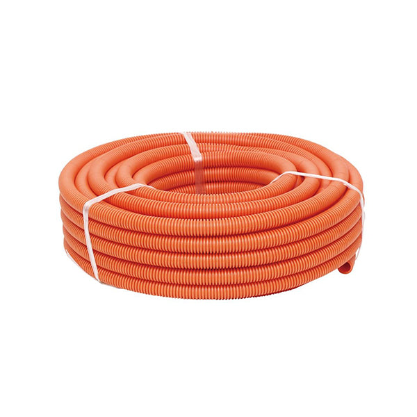 4C 50Mm Corrugated Conduit Heavy Duty Orange 10 Meter Roll – Simply ...
