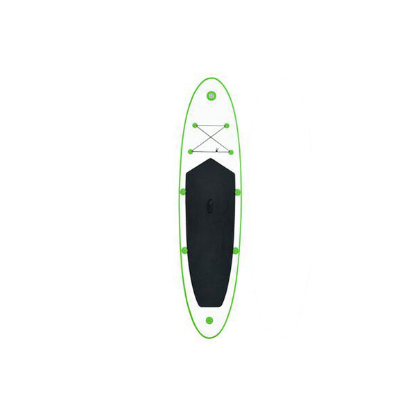 Inflatable Stand Up Green And White Paddleboard Set – Simply Wholesale