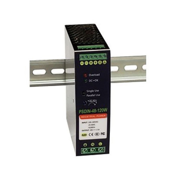 Tycon Power 48VDC 120W adjustable DIN Rail Mounted Industrial – Simply ...