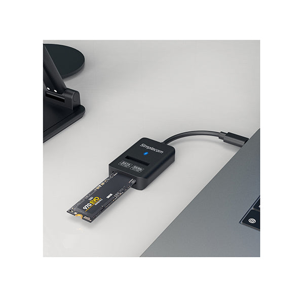 Simplecom Nvme Sata Dual Protocol M2 Ssd To Usb C Adapter Converter – Simply Wholesale
