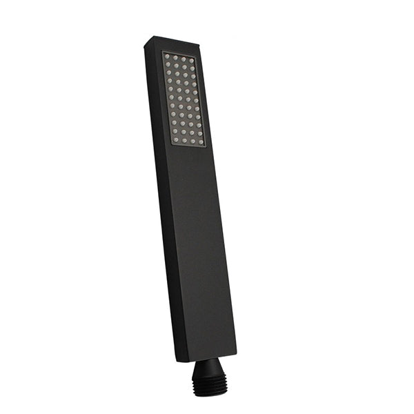 Brass Black Handheld Shower Head Square Sprayer Bathroom Showers ...