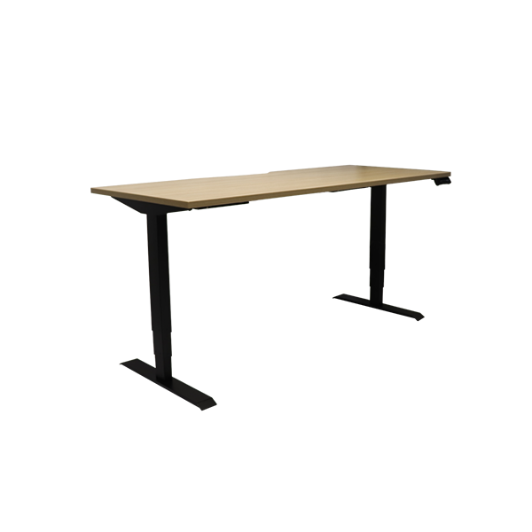 Surge Adjustable Station Scallop Cable Access 1200 X 750Mm Oak Black ...