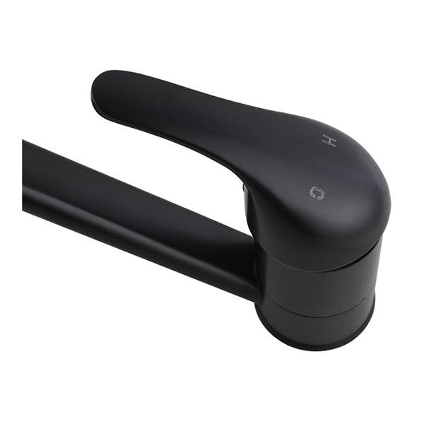 Black Kitchen Mixer Tap Bathroom Vanity Tap Laundry Sink Faucets ...